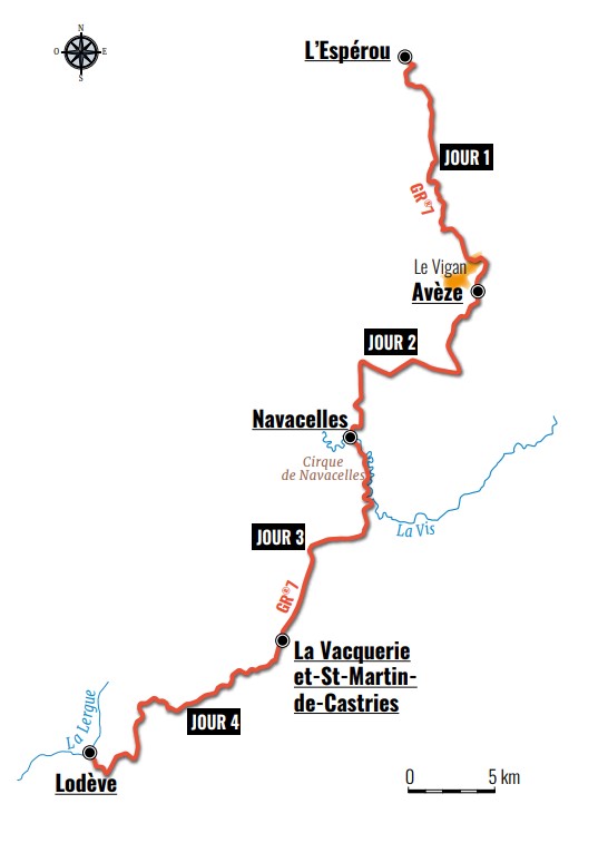 Passion Rando 68 : GR®7 Des Cévennes au Larzac - Mon GR®
