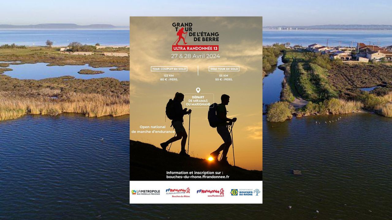 Ultra Randonnée 13, le Grand Tour de l’Etang-de-Berre - Mon GR®