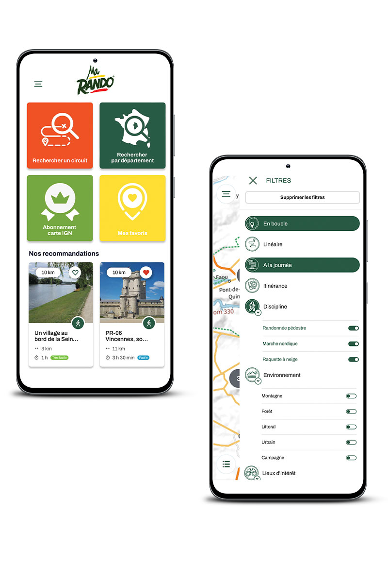 MaRando : la nouvelle application de la FFRandonnée - Mon GR®