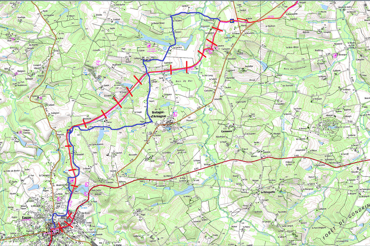 GR® 65 - Compostelle par Le Puy : déviation temporaire entre Lamothe et ...