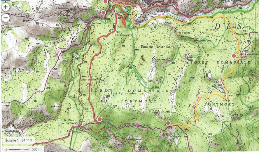 Déviation sur le GR® 70 Chemin de Stevenson - Mon GR®